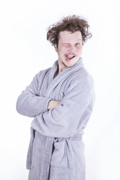 Bathrobe man Stock Photos, Royalty Free Bathrobe man Images | Depositphotos