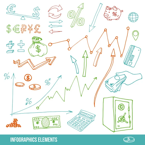 Money elements Vector Art Stock Images | Depositphotos