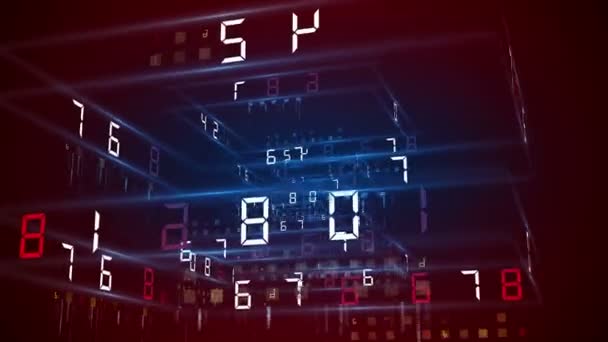 Numbers counter background — Stock Video © celalbulus #101637520