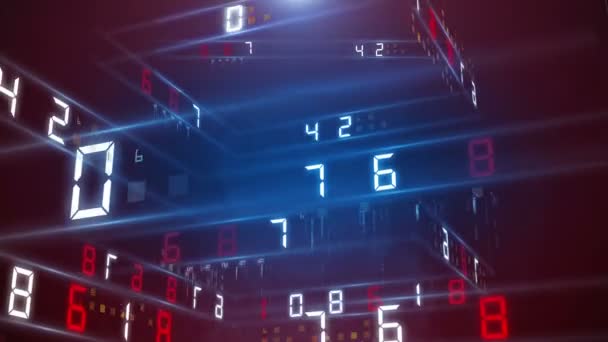 Numbers counter background — Stock Video © celalbulus #101637520