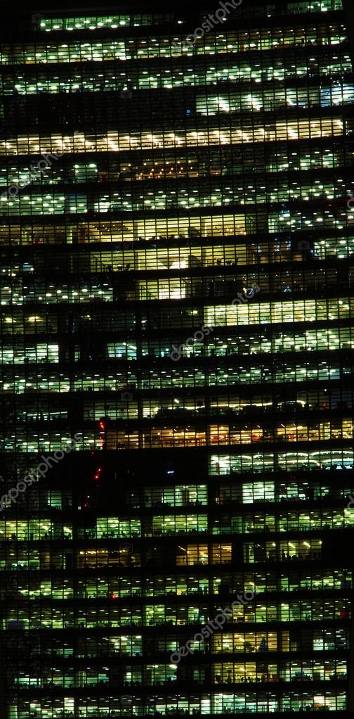 Side Of Building At Night