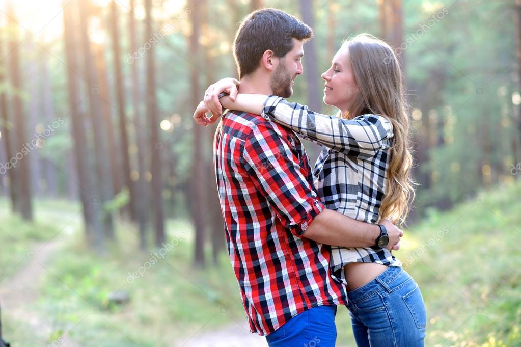 Cute couple — Stock Photo © photoblustudio #81589334
