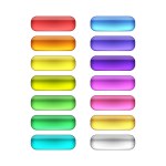 Rainbow buttons Stock Vector Image by ©Huhli13 #13774561
