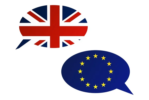 Dialogue between United Kingdom and European Union Stock Vector Image ...