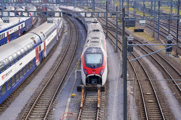 Track Field Zurich Railway Main Station Photo Taken March 4Th – Stock ...