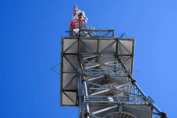 Telecom tower worker Stock Photos, Royalty Free Telecom tower worker ...