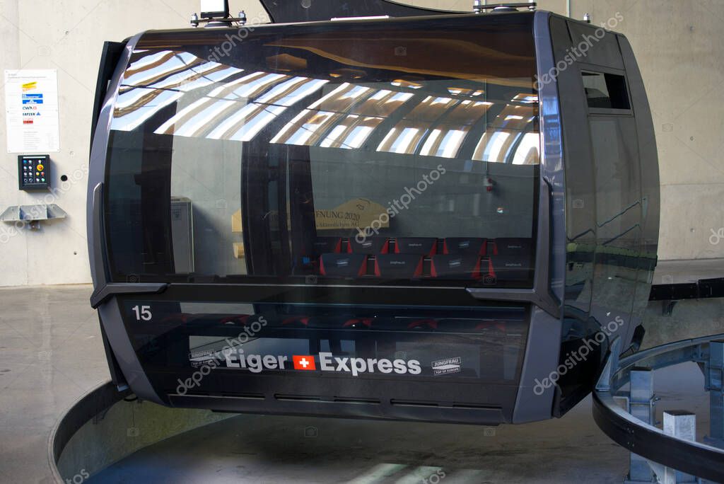 Nuevo teleférico Eiger Express, presentado en diciembre de 2020. Las 44 ...