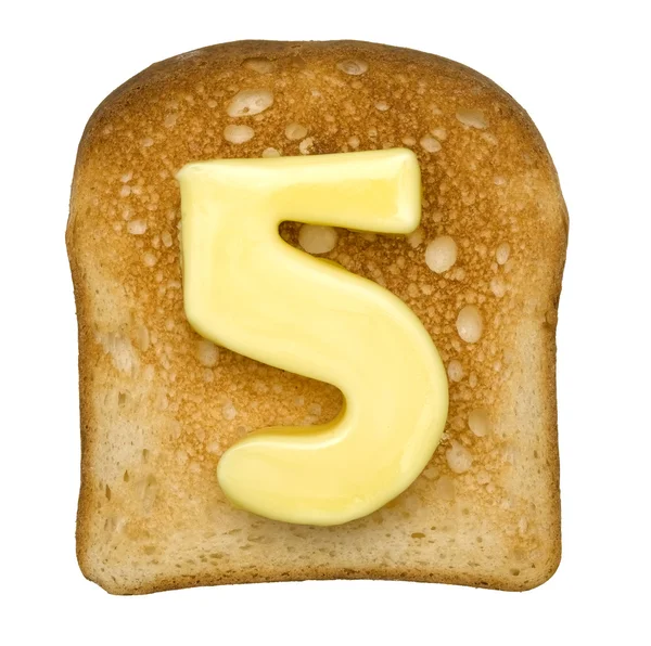 Toast with Butter Number Stock Photo by ©Stuartbur 72572109
