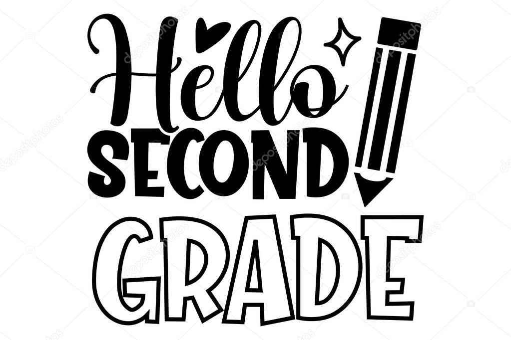 Hola segundo grado - Diseño de camisetas escolares, Frase de letras ...