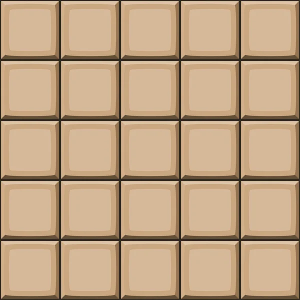 Cartoon hand drown beige and brown seamless tiles texture. Vector ...
