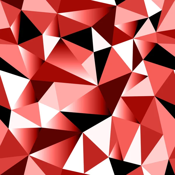 Abstract red gradient geometric rumpled triangular seamless low poly ...