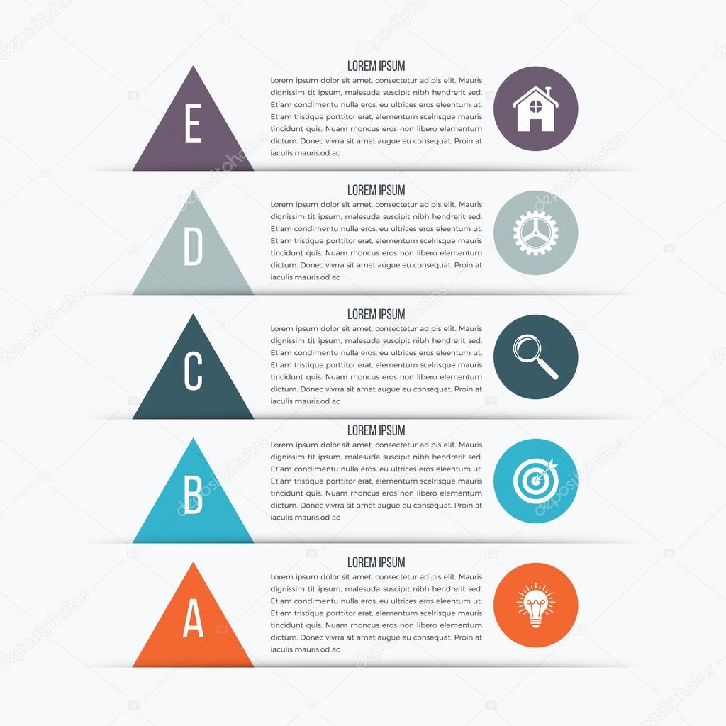 Vector arrows infographic. Template for diagram Stock Vector by ...
