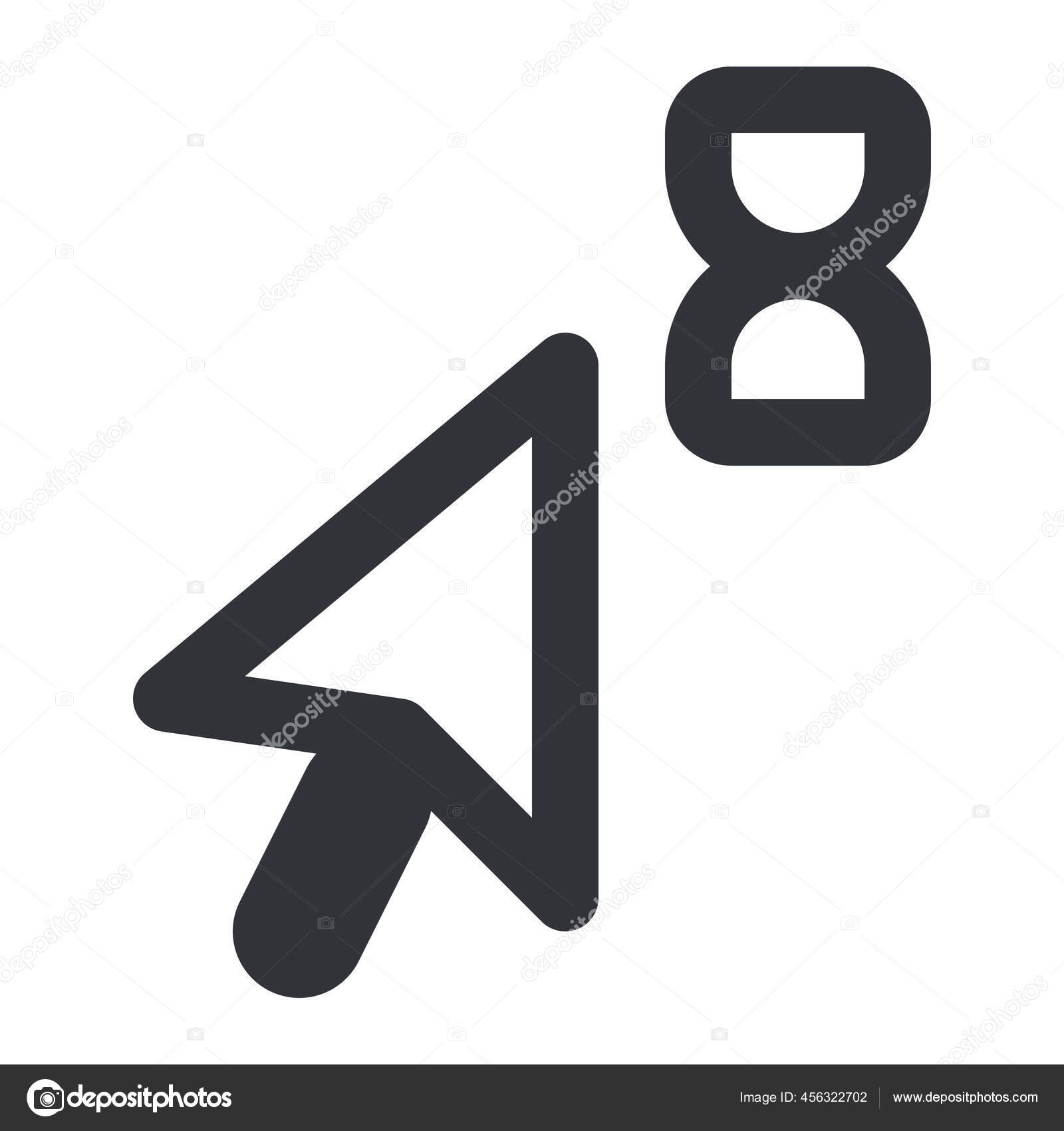 Elements Cursor Mouse Loading Pointer Right Icon Stock Vector Image by ...
