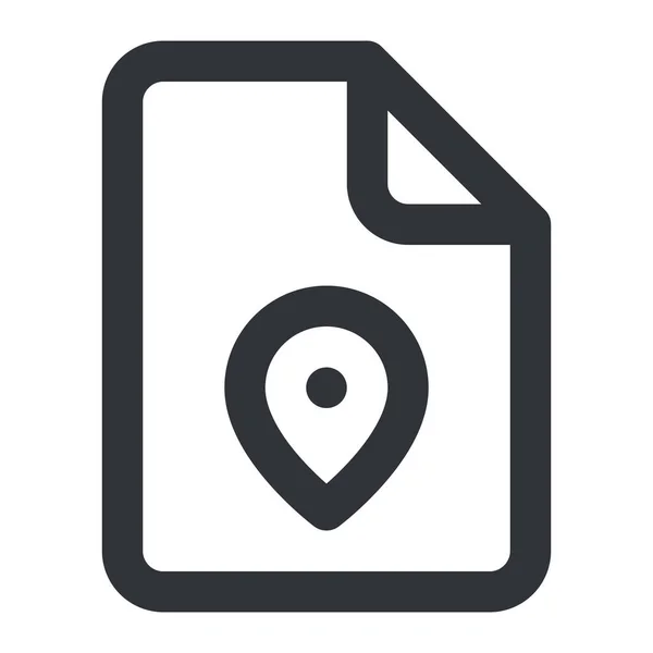 Document File Marker Map Remove Pin Location Icon Stock Vector by ...