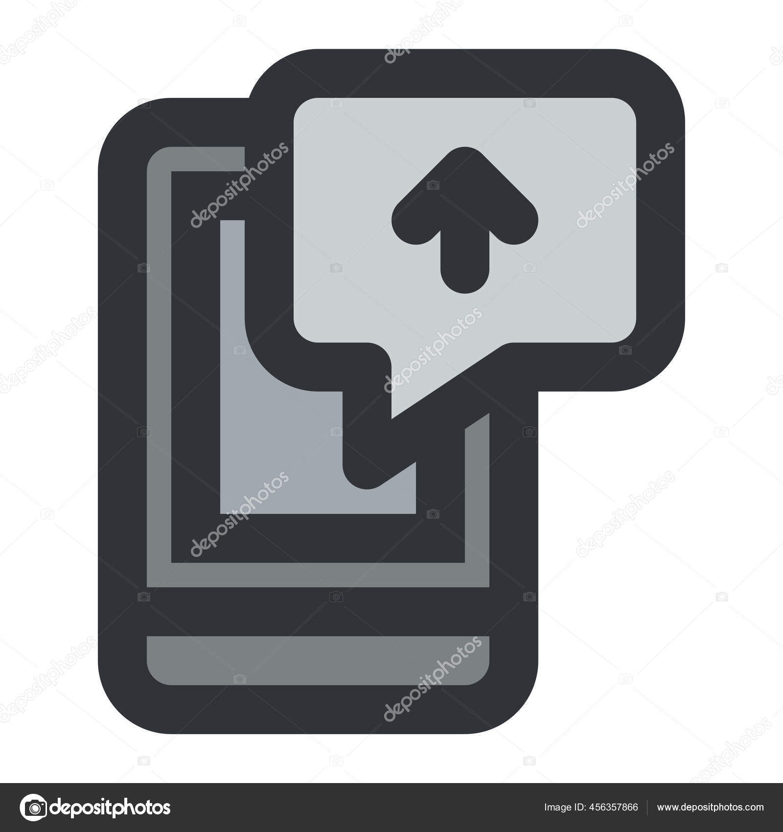 Devices Smartphone Mobile Communication Send Arrow Device Message Icon ...