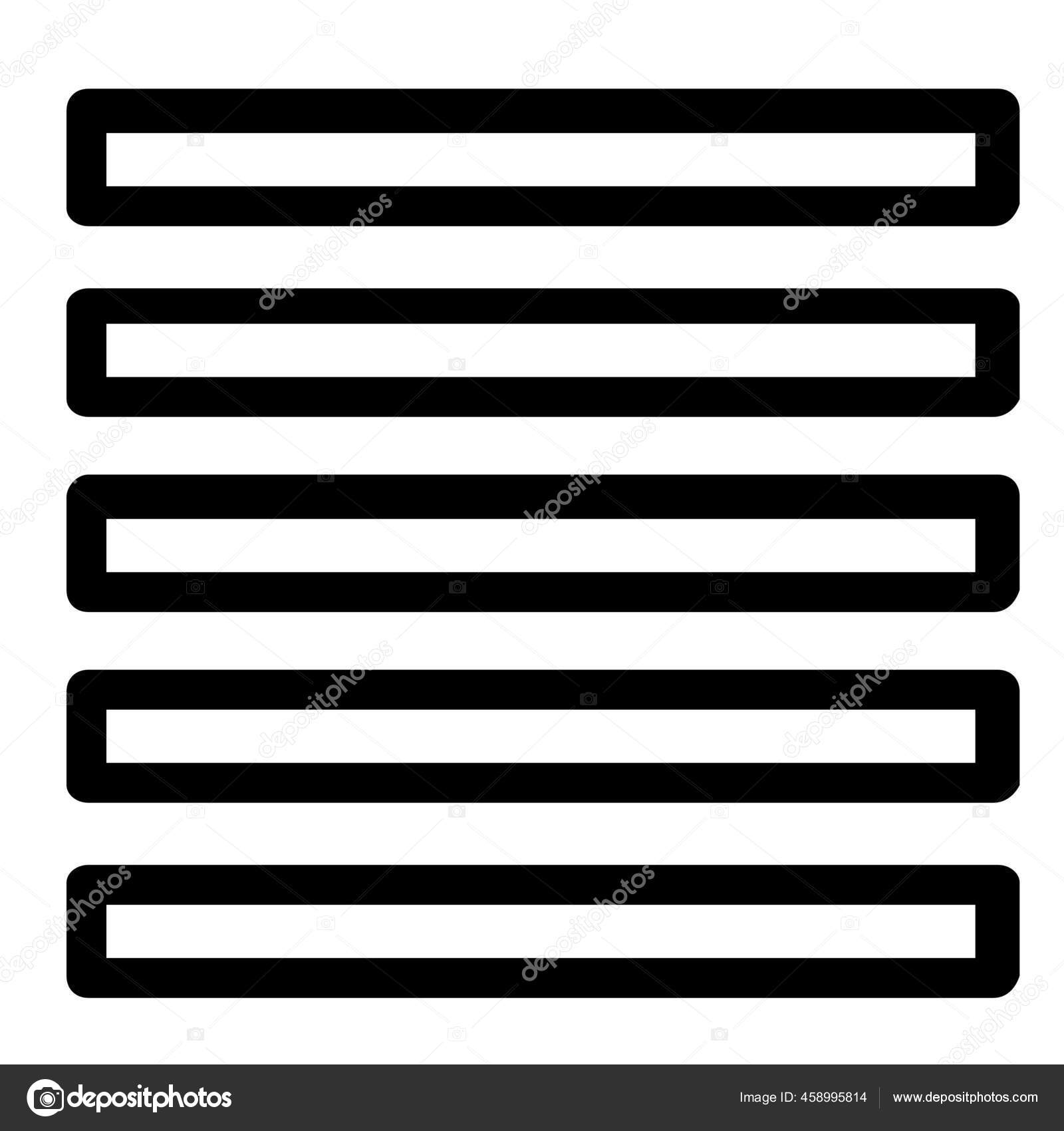 Catalogue List Menu Icon Outline Style Stock Vector by ©iconfinder ...