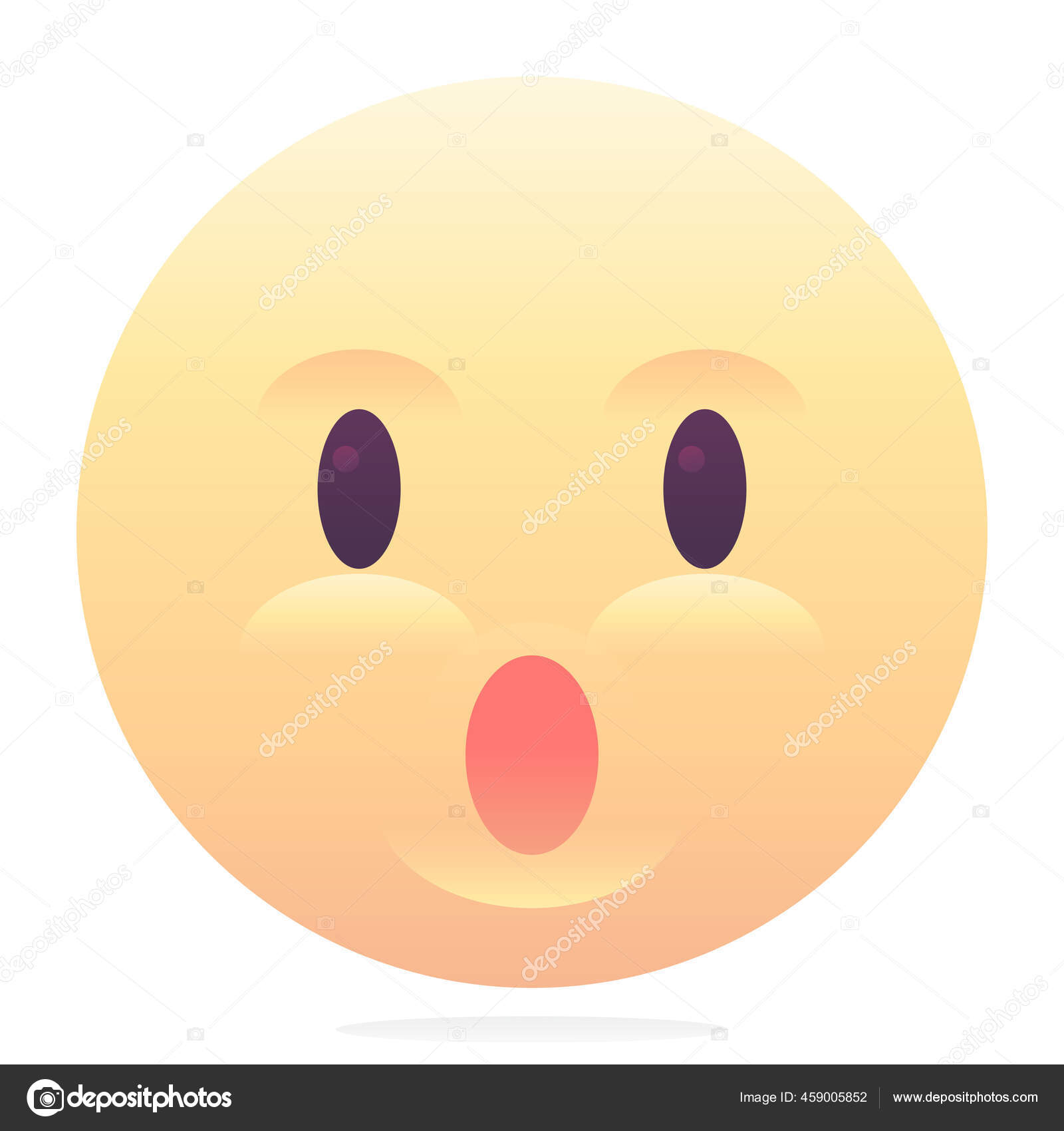 Emoji Emoticon Smiley Symbol Smooth Stil Stock-Vektorbild von ...