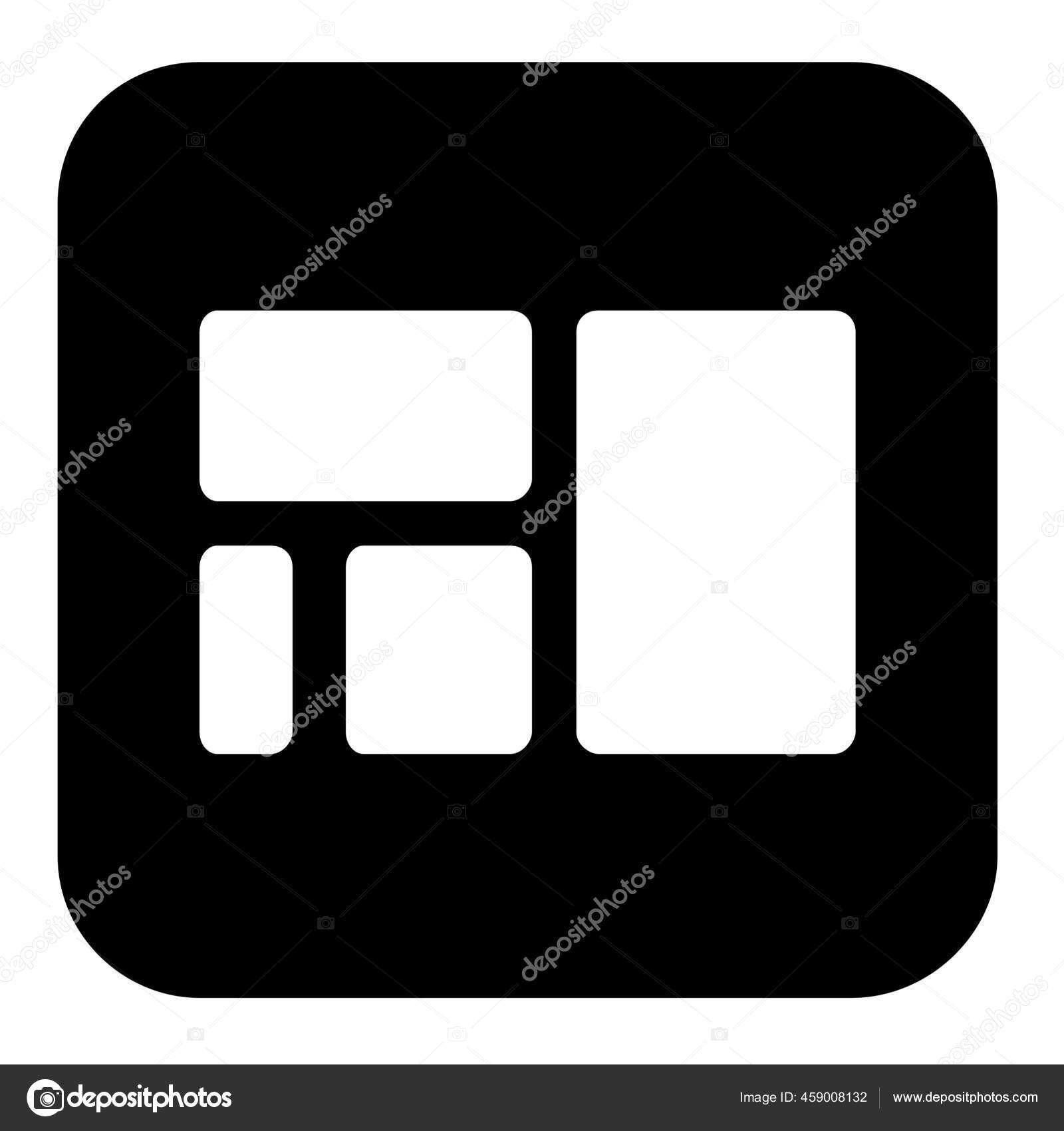 Function Key Keyboard Icon Solid Style Stock Vector Image By