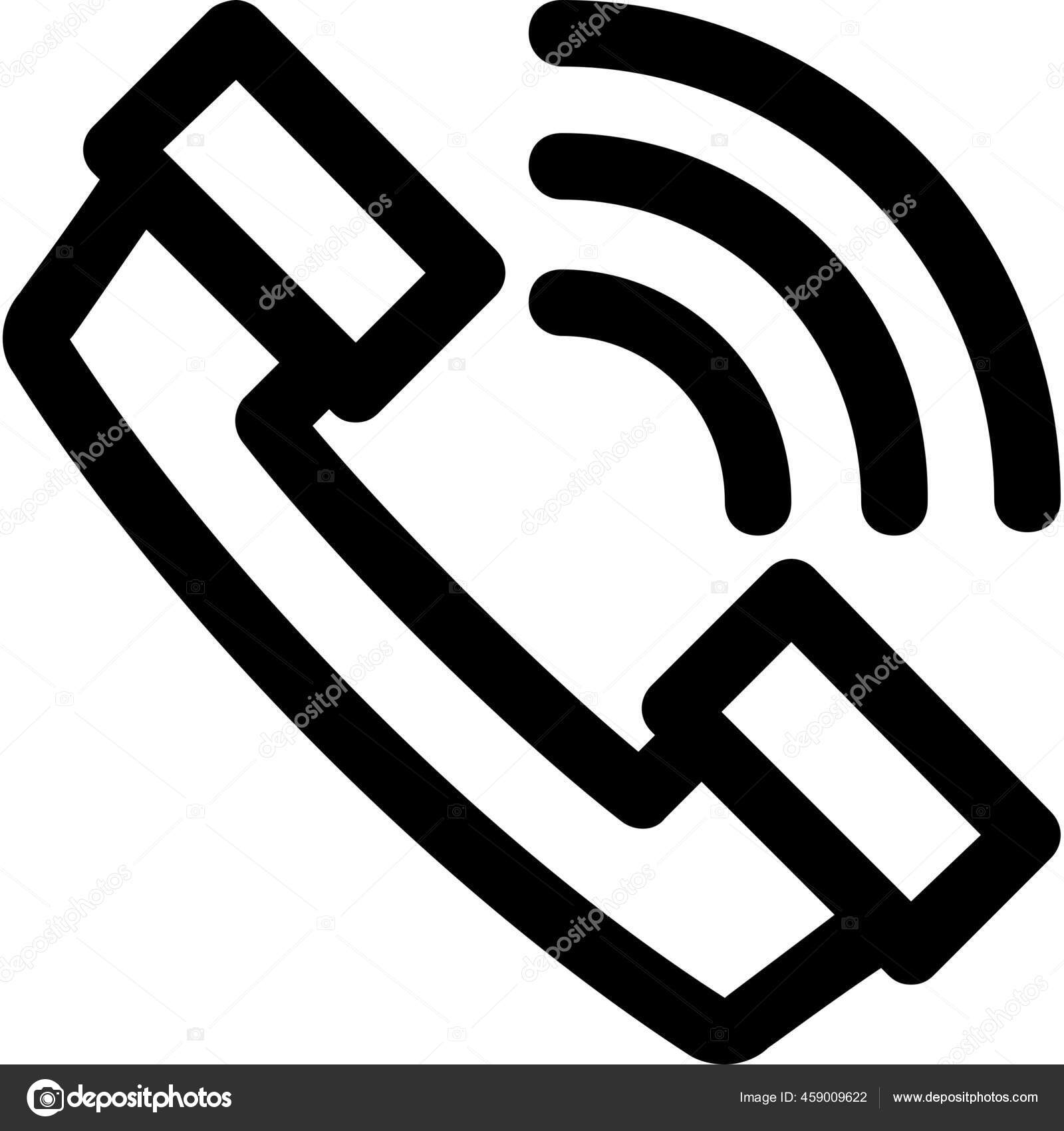 Call Communication Phone Icon Outline Style Stock Vector by ©iconfinder ...