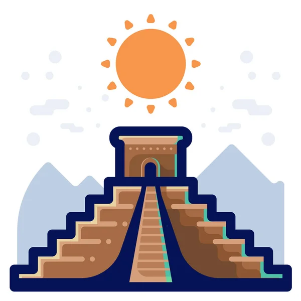 27 El castillo pyramid Vector Images | Depositphotos