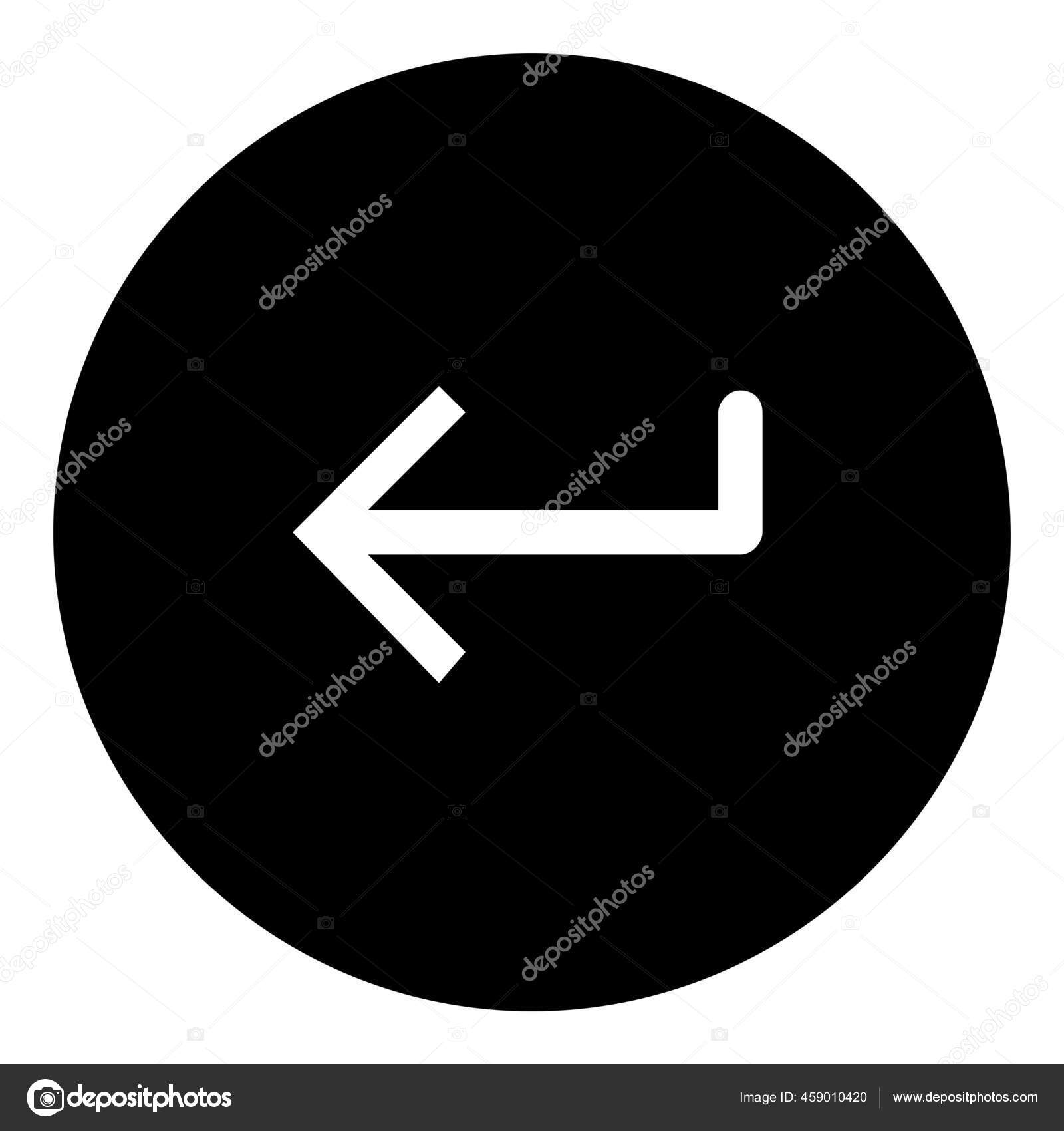 Enter Function Key Icon Solid Style Stock Vector by ©iconfinder 459010420