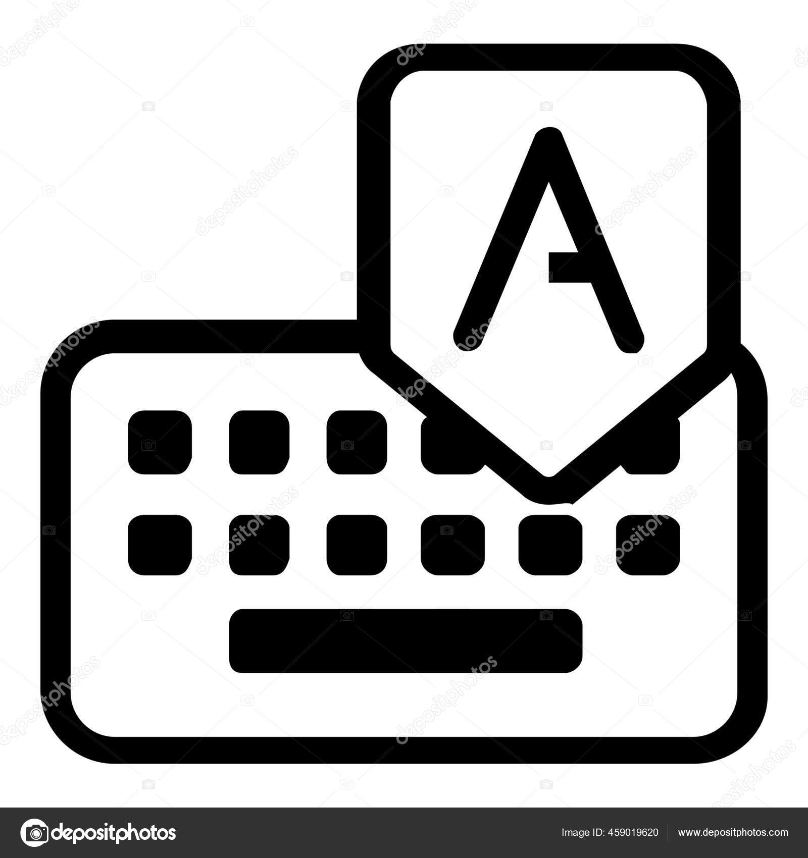 Function Key Keyboard Icon Outline Style Stock Vector Image by ...