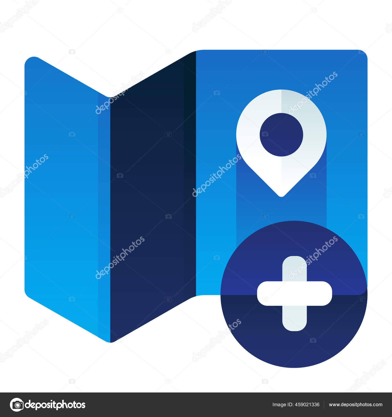 Add Create Location Icon Smooth Style Stock Vector by ©iconfinder 459021336