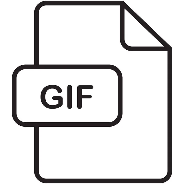 File Gif Image Icon Flat Style Stock Vector by ©iconfinder 529037038