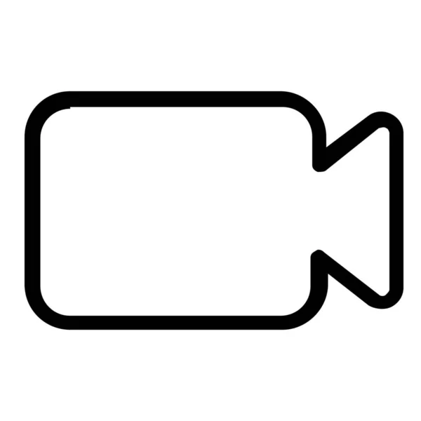 Cam Camera Facetime Icon Outline Style Stock Vector Image by ...