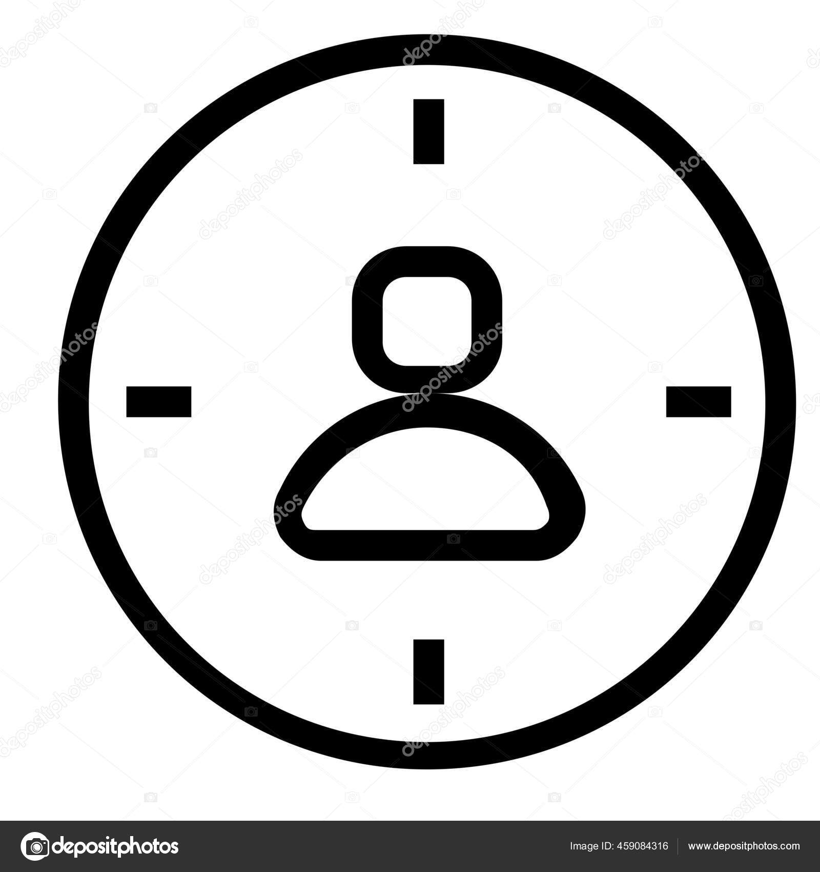 Account User Target Icon Outline Style Stock Vector by ©iconfinder ...