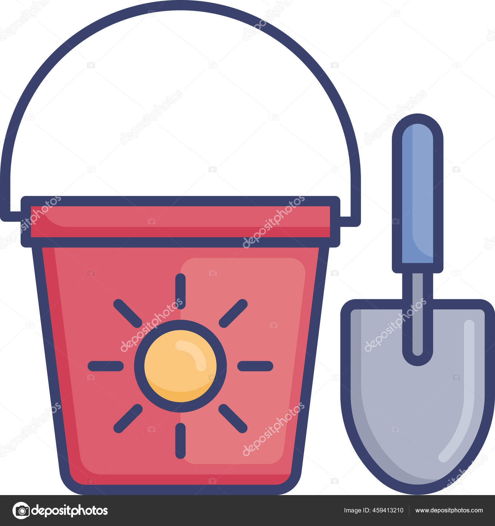 Beach Shovel Clipart