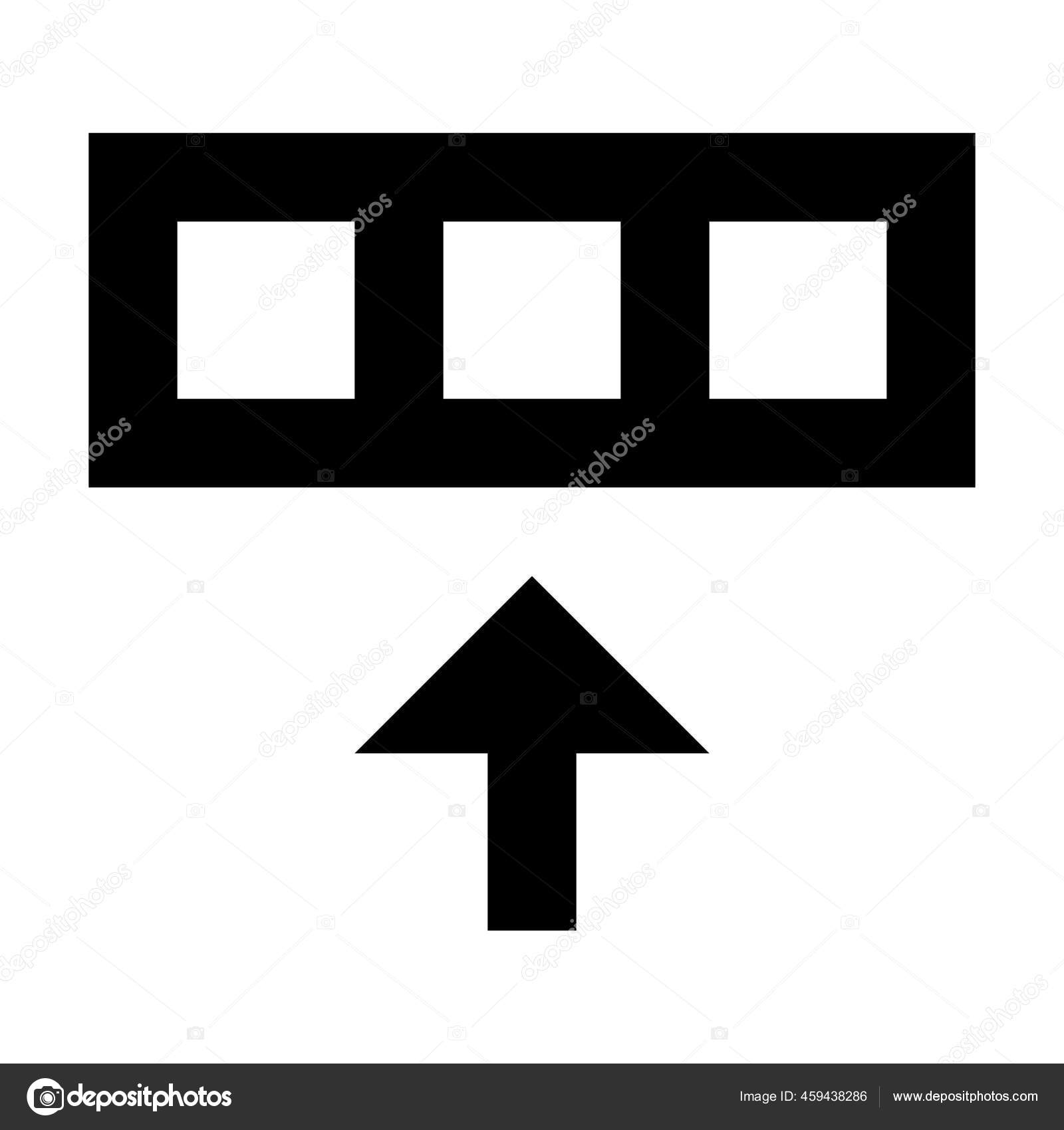 Database Import Row Icon Solid Style Stock Vector by ©iconfinder 459438286