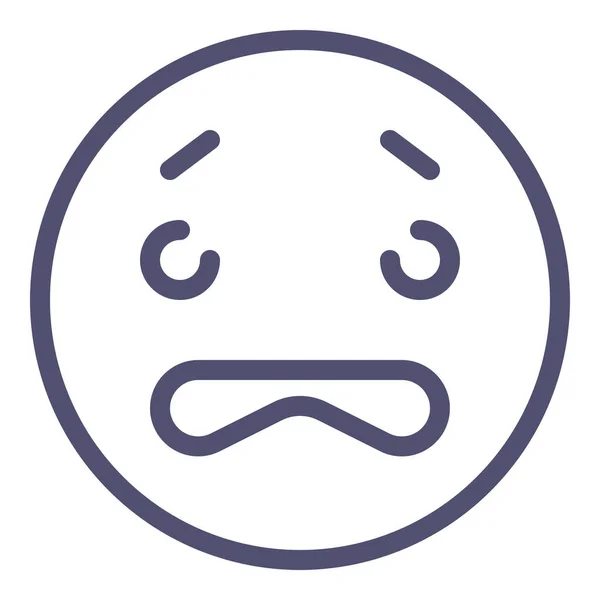 Crying Emoticon Emotion Icon Outline Style Stock Vector by ©iconfinder ...