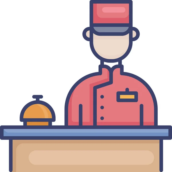 8,579,065 Outline illustration bellhop Vector Images | Depositphotos