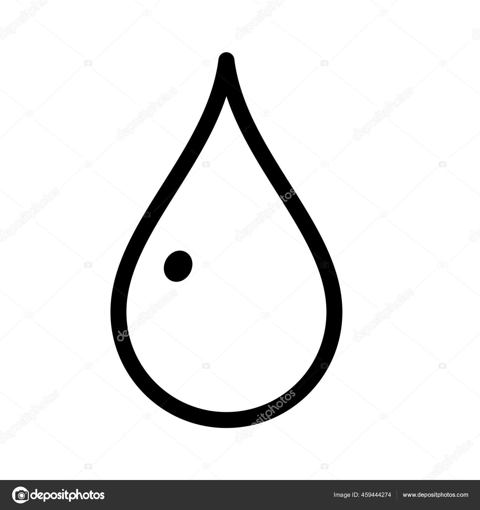 Blood Drop Outline Icon Outline Style Stock Vector Image by ©iconfinder ...