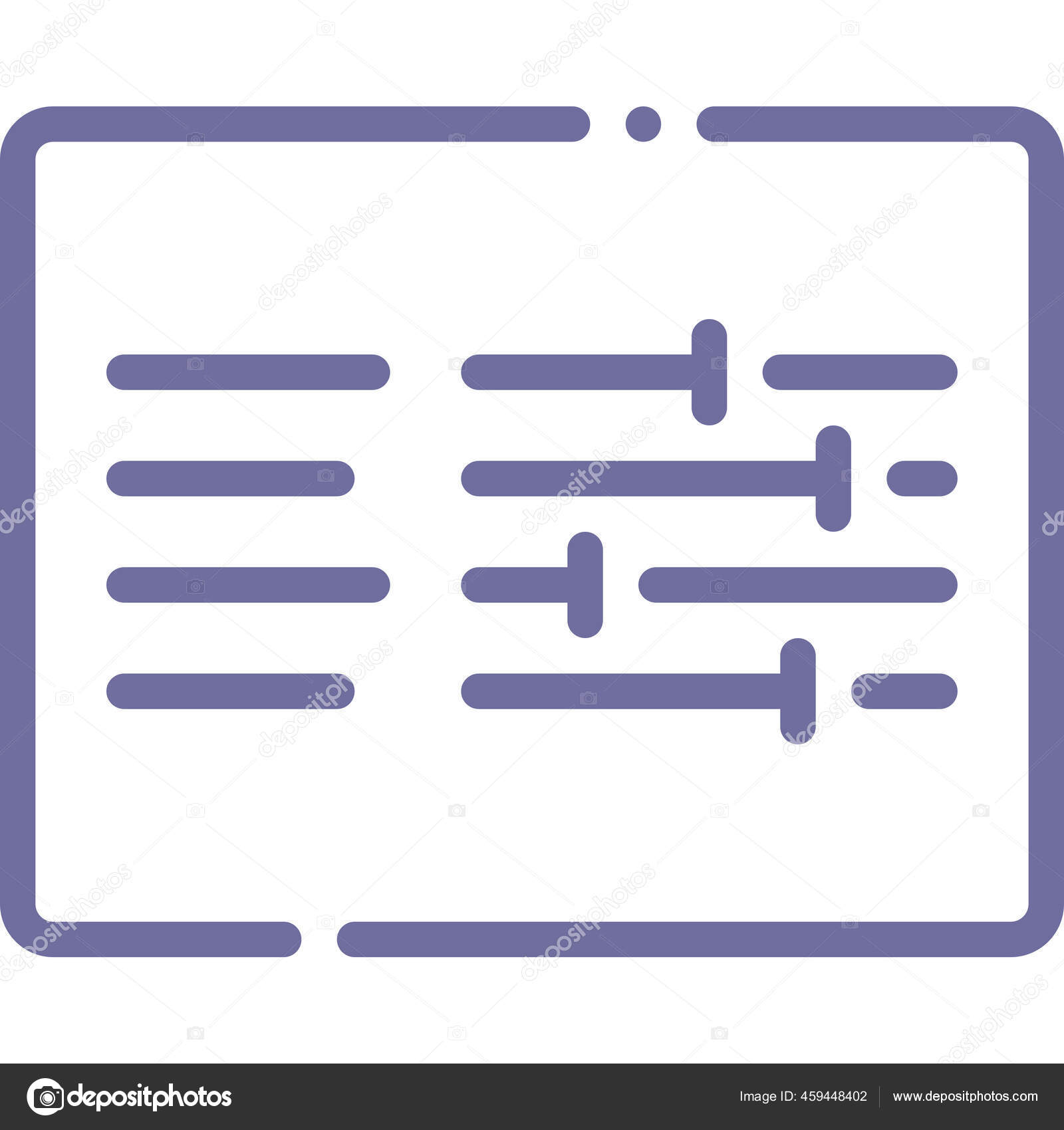 Control Interface Optionen Symbol Der Kategorie Layouts Stock ...