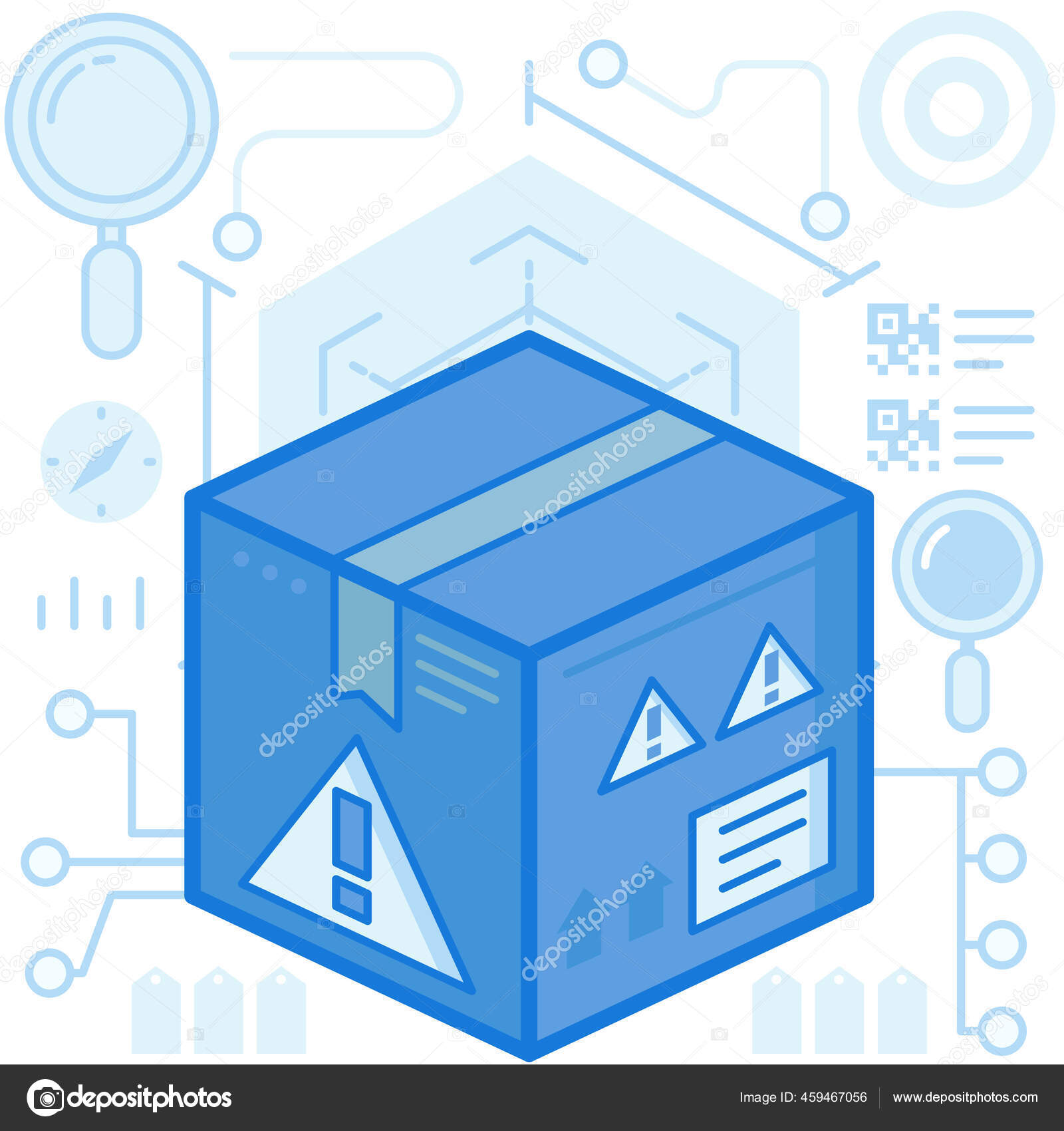 Alert Box Danger Icon Stock Vector Image by ©iconfinder #459467056