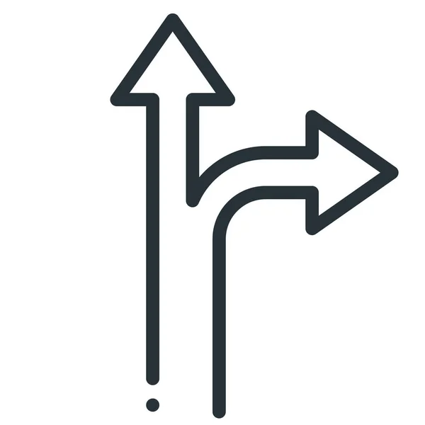 Arrow Direction Move Icon Outline Style Stock Vector by ©iconfinder ...