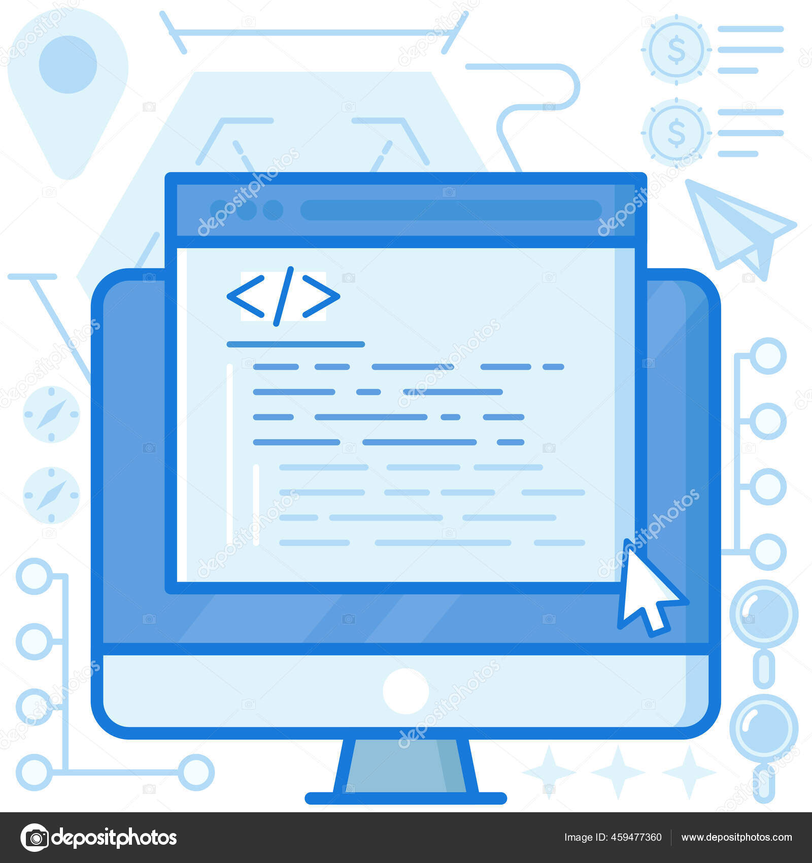 Browser Code Coding Icon Stock Vector by ©iconfinder 459477360 Browser Code Coding Icon Stock Vector by ©iconfinder 459477360
