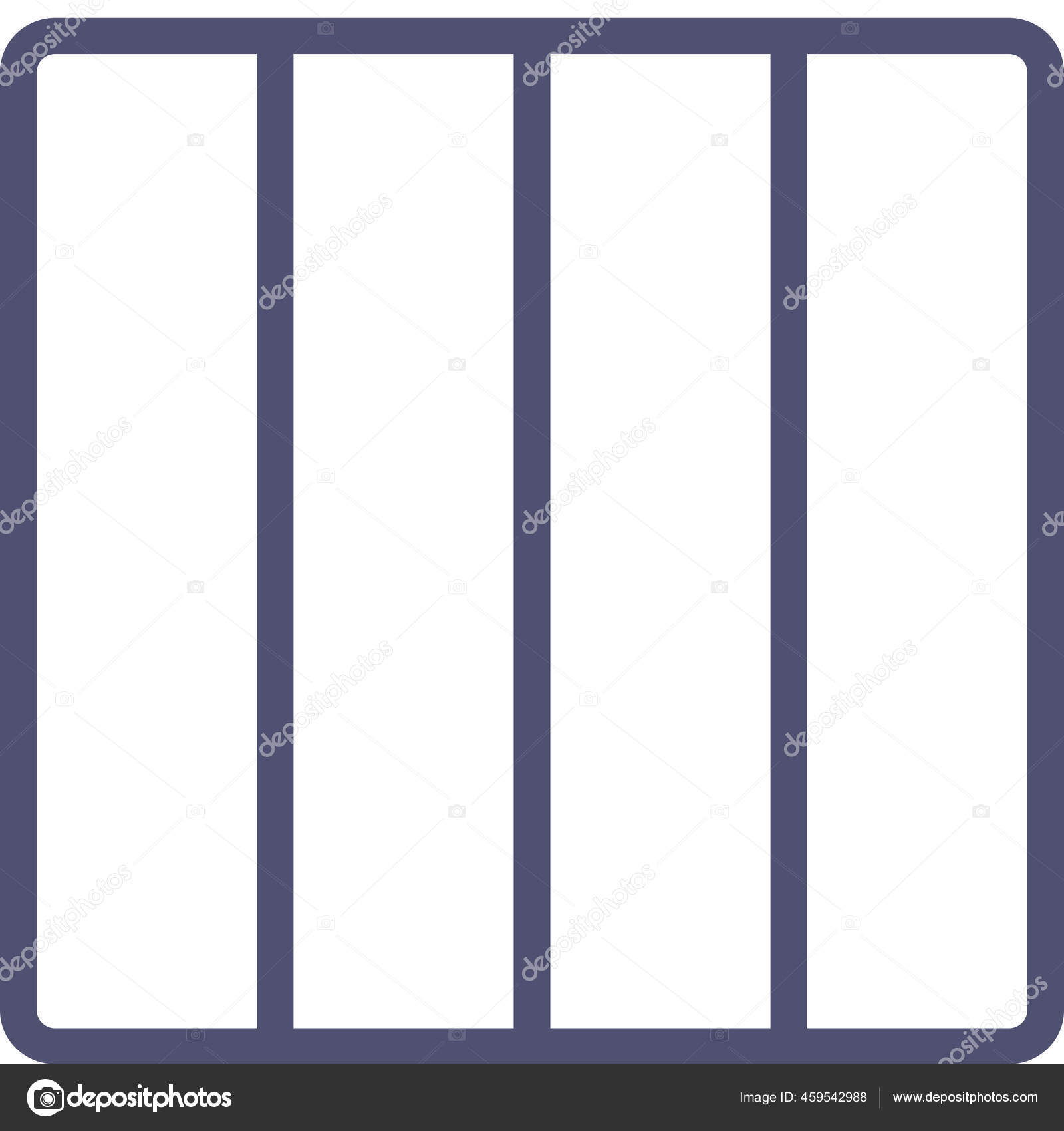 Grid Layout Outline Icon Outline Style Stock Vector by ©iconfinder ...