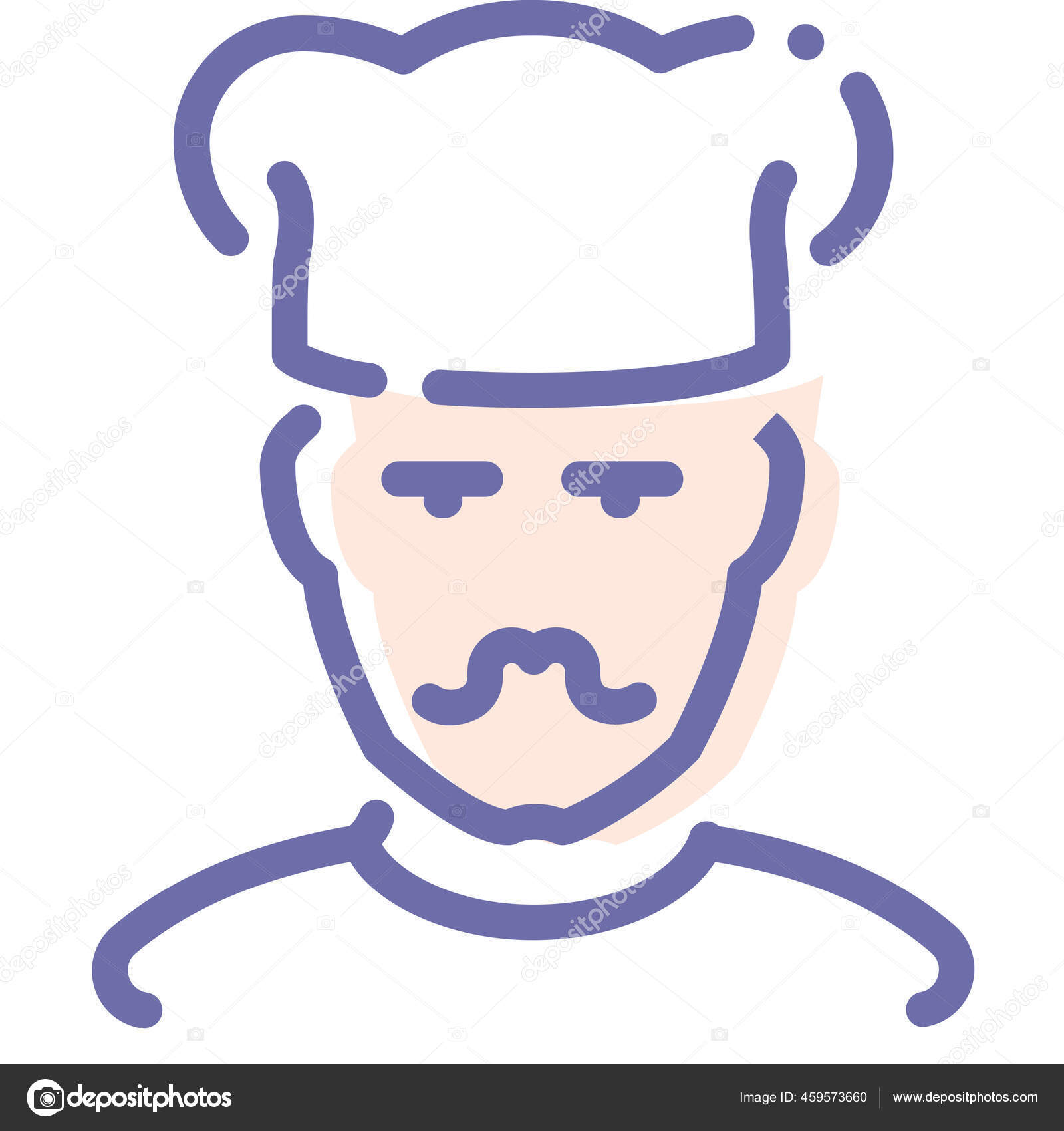 Avatar Cook Man Icon Avatars Category Stock Vector by ©iconfinder 459573660