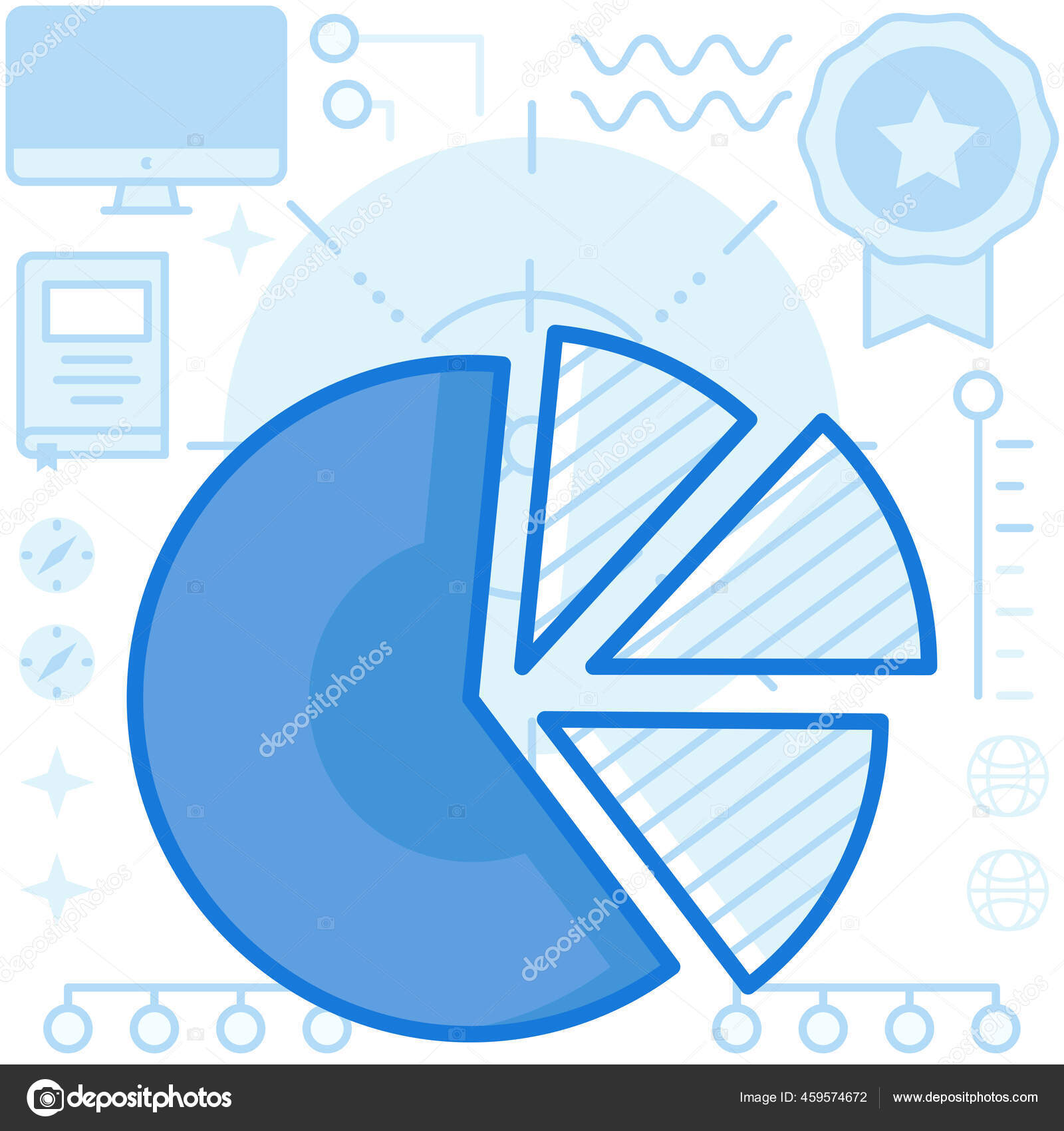 Analytics Chart Graph Icon Stock Vector by ©iconfinder 459574672