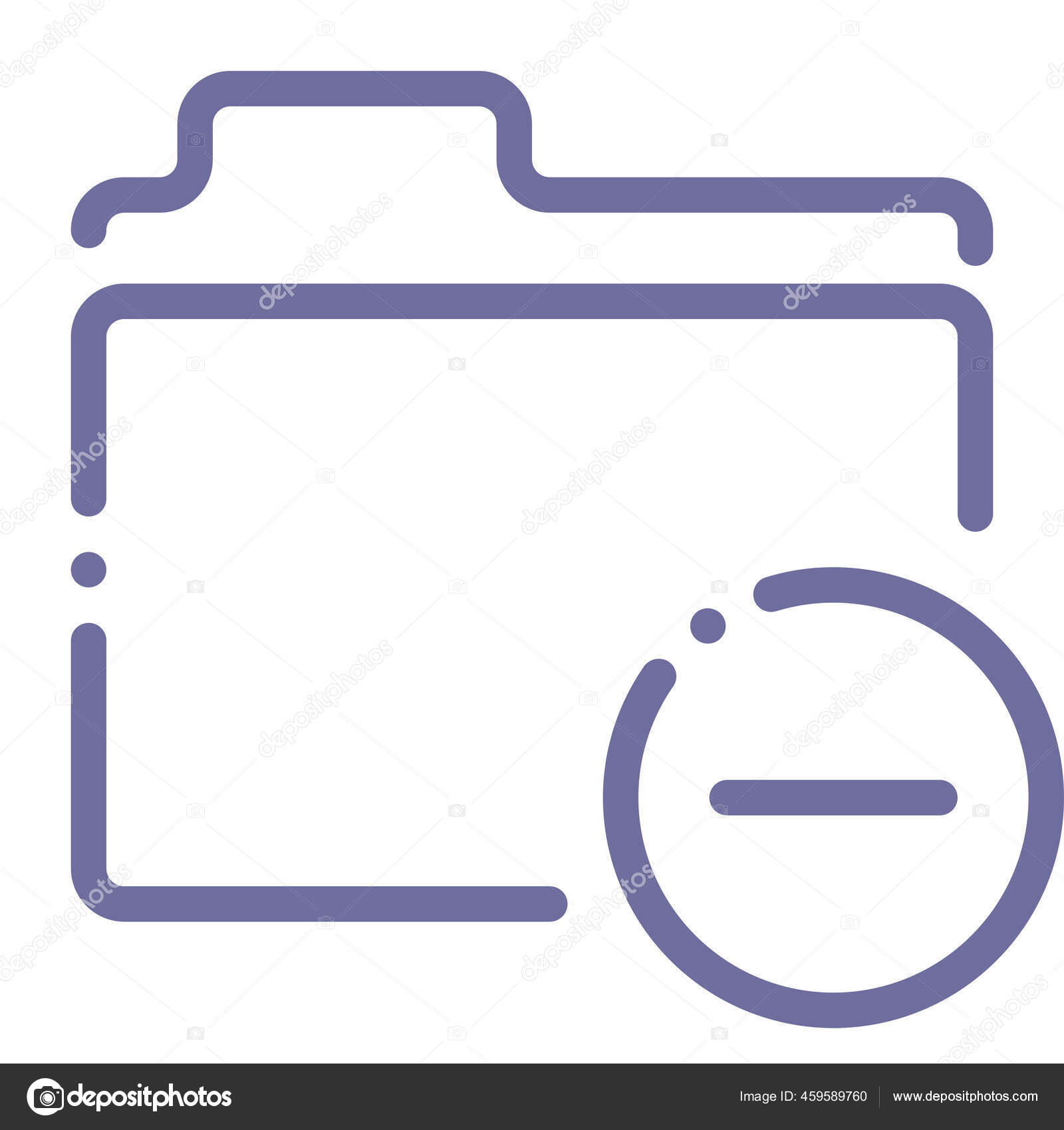 Hapus Ikon Folder Berkas Vektor Stok oleh ©iconfinder 459589760