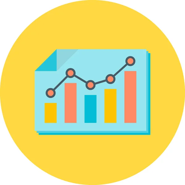 Chart Dashboard Graph Icon Flat Style Stock Vector by ©iconfinder 481699782