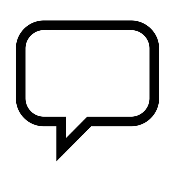 Bubble Communication Conversation Icon Outline Style Stock Vector Image ...