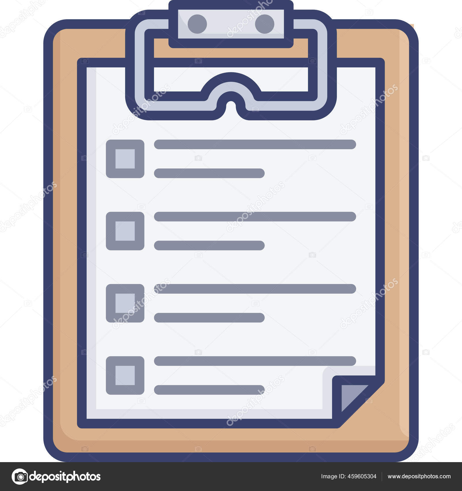 Chart Clipboard Clipchart Icon Stock Vector Image by ©iconfinder #459605304