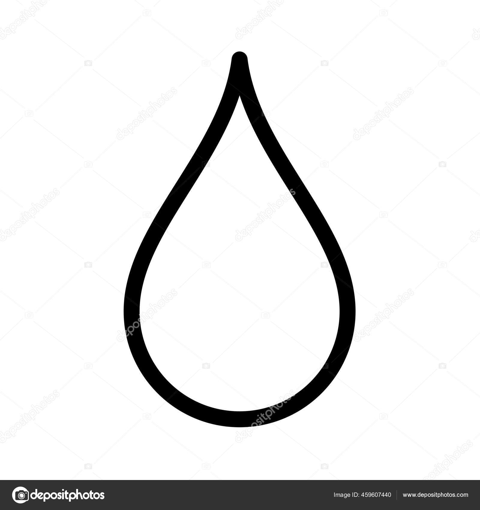 Water Droplet Outline