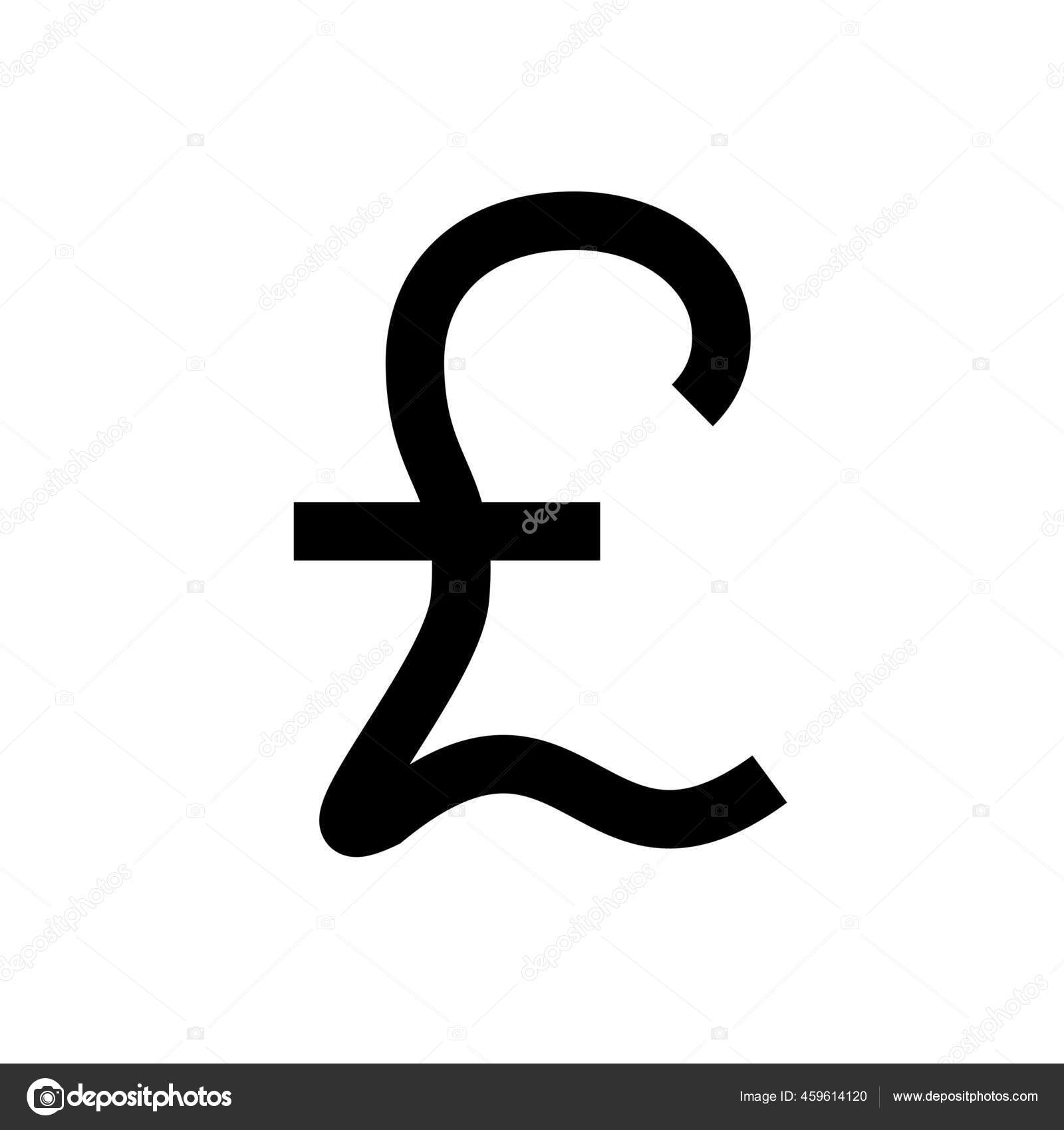 British Pound Symbol Vector