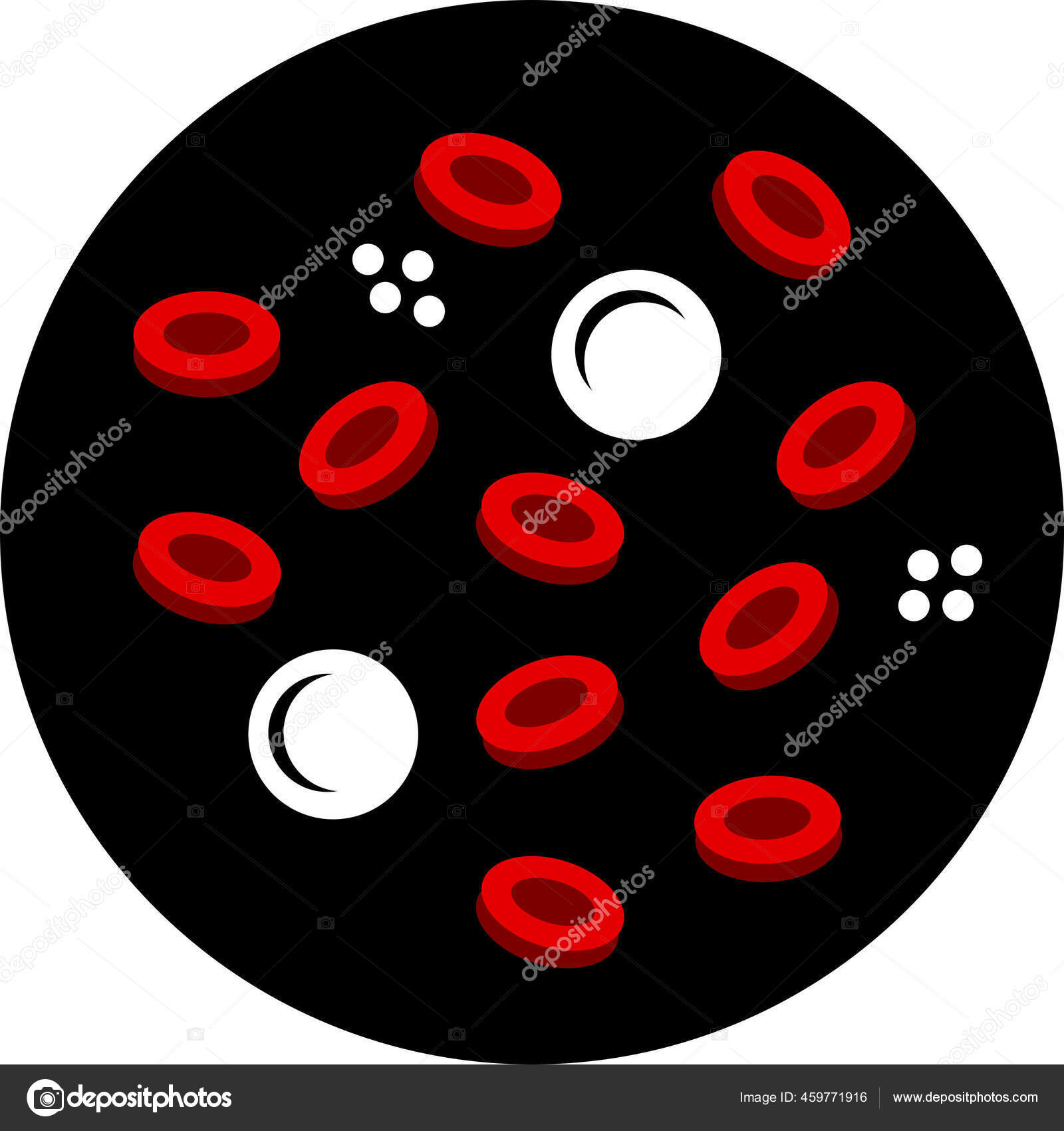 Blood Cancer Cell Icon Solid Style Stock Vector Image by ©iconfinder ...