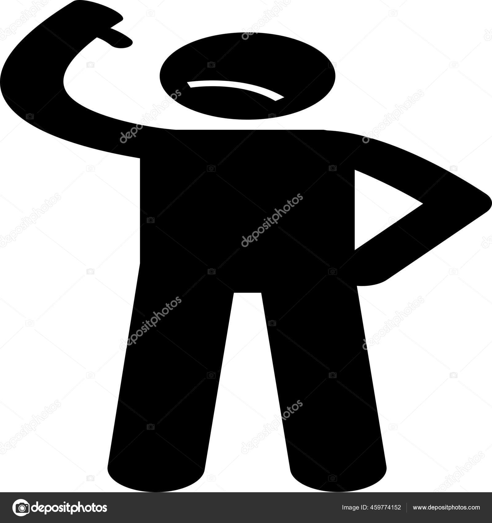 Attitude Flaunt Overbearing Icon Solid Style Stock Vector Image by ...